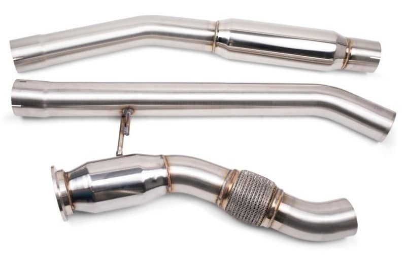 VRSF Down Pipe & Mid Pipe Combo Upgrade for 2008 - 2013 BMW X5D & X6D ...